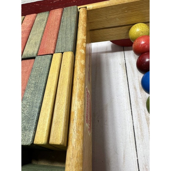 Schowanek | Toys | 2 Antique Wooden Pull Toys Schowanek Triang Blocks ...